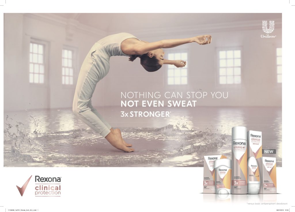 Rexona Clinical Protection stills movement director - Natricia Bernard
